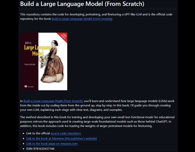 Build a Large Language Model (From Scratch) – Extrapolator AI